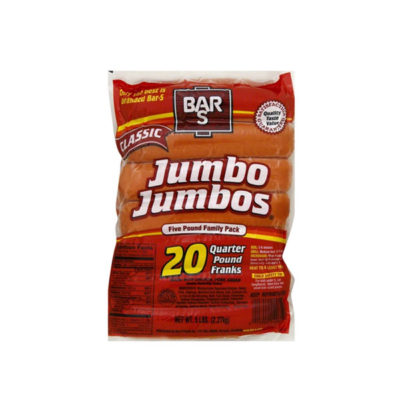 Bar S Jumbo Meat Franks (5 lb) – Lil General’s