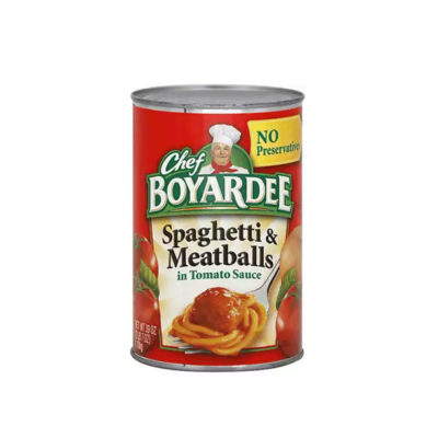 Chef Boyardee Spaghetti And Meatball (15 oz) – Lil General’s