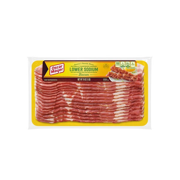 Oscar Mayer Lower Salt Bacon (1 lb) – Lil General’s