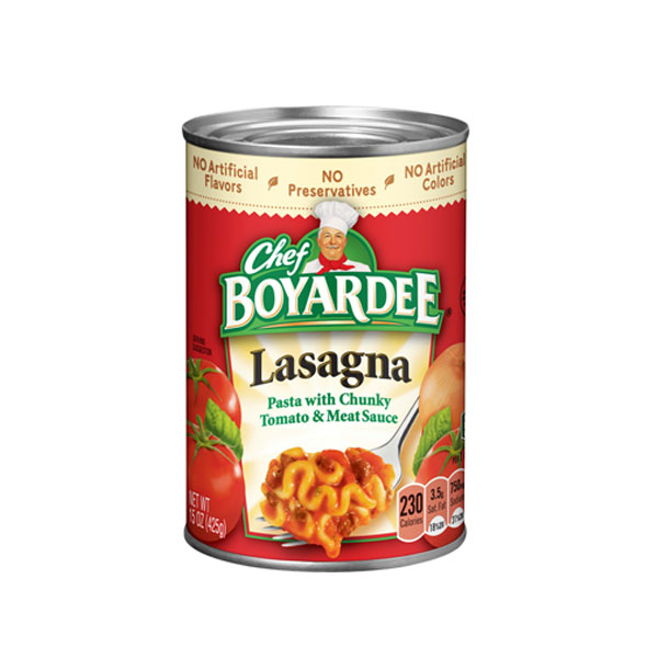 Chef Boyardee Lasagna (15 oz) – Lil General’s