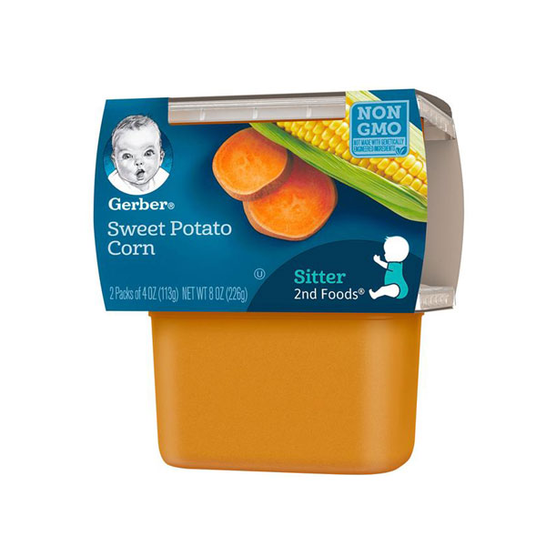 Gerber 2nd Foods Sweet Potato Corn (2 ct) – Lil General’s