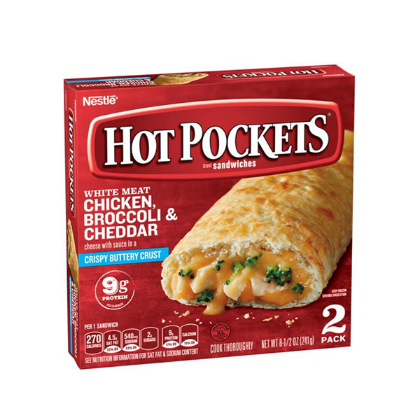 Nestle Hot Pocket Chicken Cheddar Broccoli (9 oz) – Lil General’s