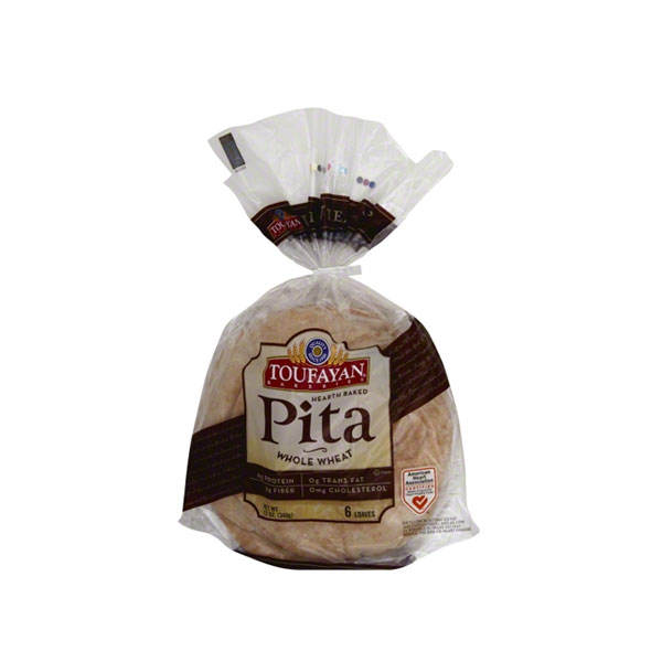 Toufayan Whole Wheat Pita Bread (6 ct) – Lil General’s