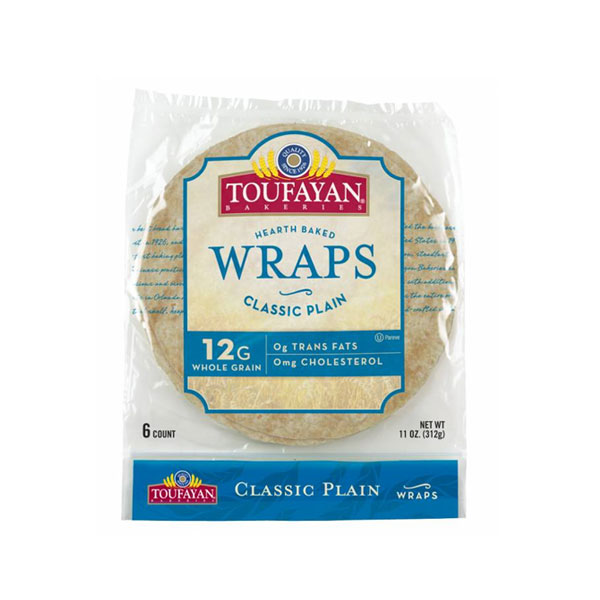 Toufayan Plain Wrap 10″ (5 ct) – Lil General’s