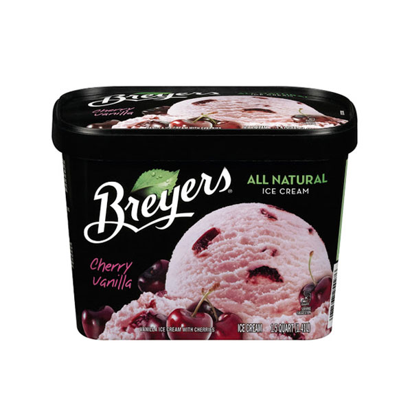 Breyers Cherry Vanilla (1.5 qt) – Lil General’s
