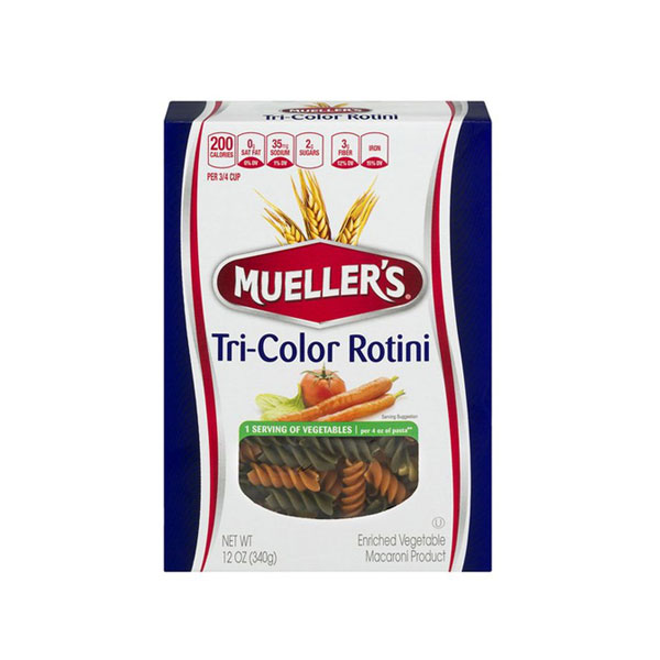 Mueller’s Tri-Color Rotini (12 oz) – Lil General’s