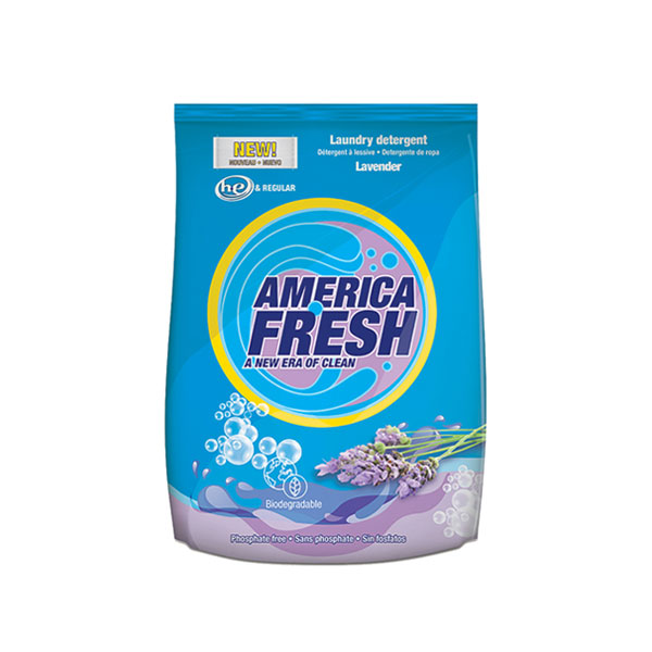 America Fresh Powder Detergent Lavender (1 kg) – Lil General’s