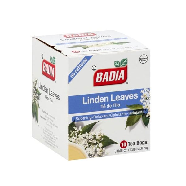 Badia Linden Leaves Tea (10 ct) – Lil General’s