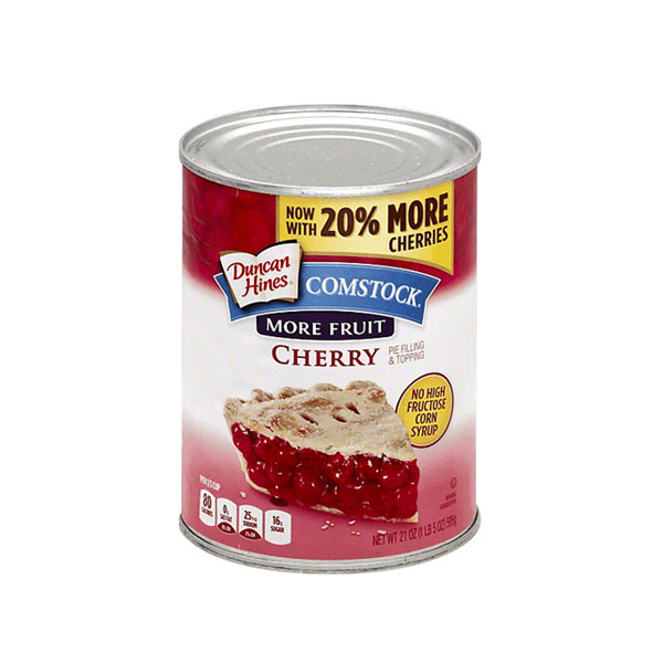 Duncan Hines Comstock More Fruit Cherry Pie Filling (21 oz) – Lil General’s