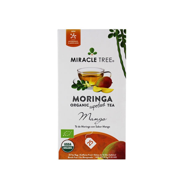 Miracle Tree Moringa Tea Mango (25 ct) – Lil General’s