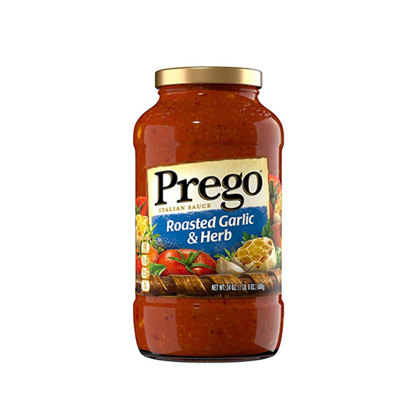 Prego Roasted Garlic Sauce (24 oz) – Lil General’s