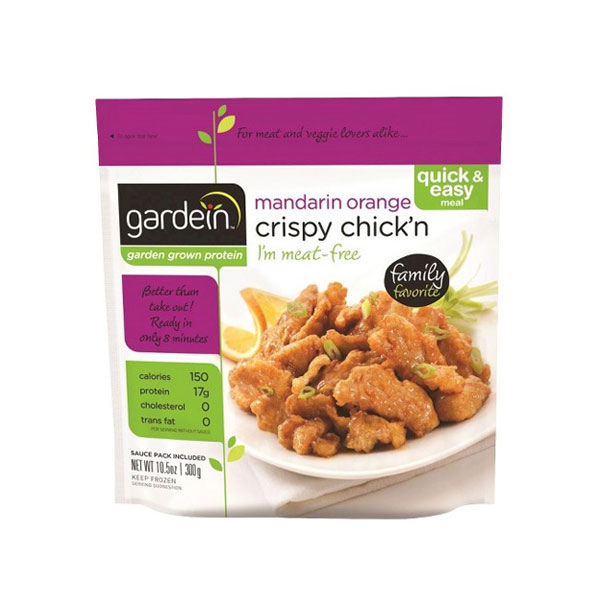 Gardein Orange Chicken Mandarin Orange Crispy Chick'n With Veggies And